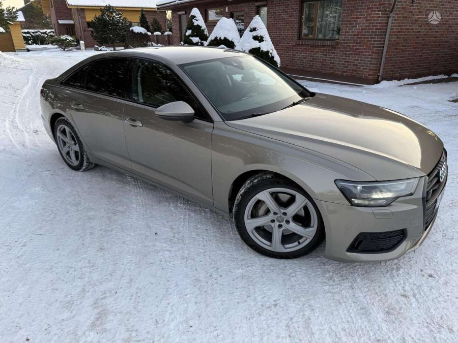 Yellow Audi A6 2018 in Klaipeda, with an engine capacity of 2.97 L and mileage of 183 thousand km for 25000 €, photo 1 on AUTOMOTO.COM.LV