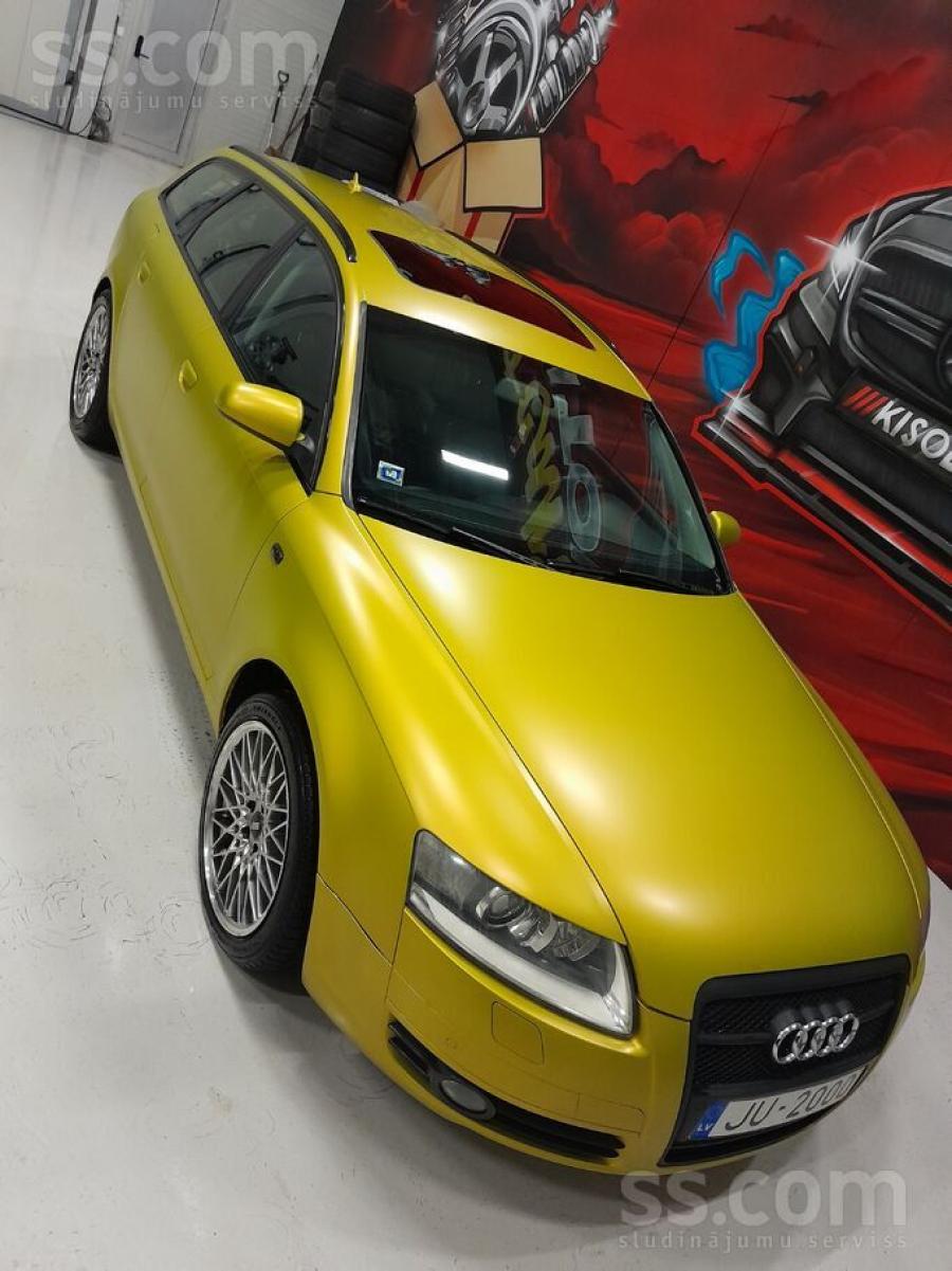 Yellow Audi A6 2005 in Saldus, with an engine capacity of 2.70 L and mileage of 370 thousand km for 2750 €, photo 1 on AUTOMOTO.COM.LV