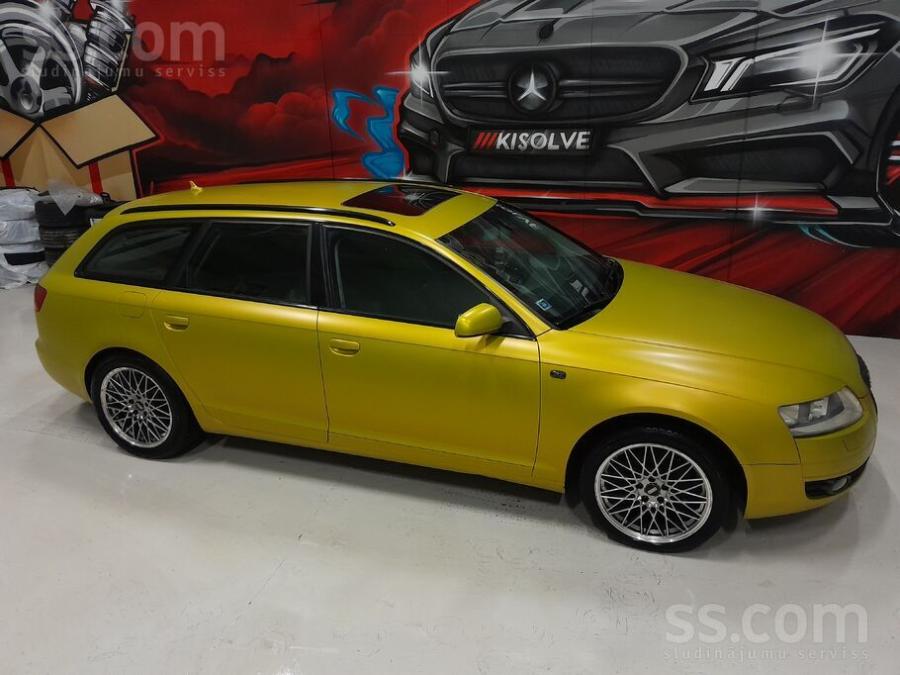 Yellow Audi A6 2005 in Saldus, with an engine capacity of 2.70 L and mileage of 370 thousand km for 2750 €, photo 2 on AUTOMOTO.COM.LV