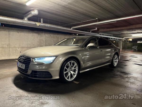 Beige Audi A7 Sportback 2015 in Tallinn, with an engine capacity of 3.00 L and mileage of 180 thousand km for 24490 €, photo 2 on AUTOMOTO.COM.LV
