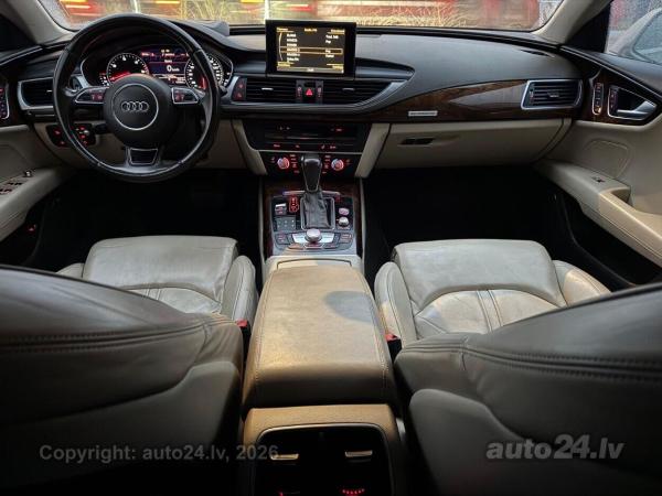 Beige Audi A7 Sportback 2015 in Tallinn, with an engine capacity of 3.00 L and mileage of 180 thousand km for 24490 €, photo 7 on AUTOMOTO.COM.LV