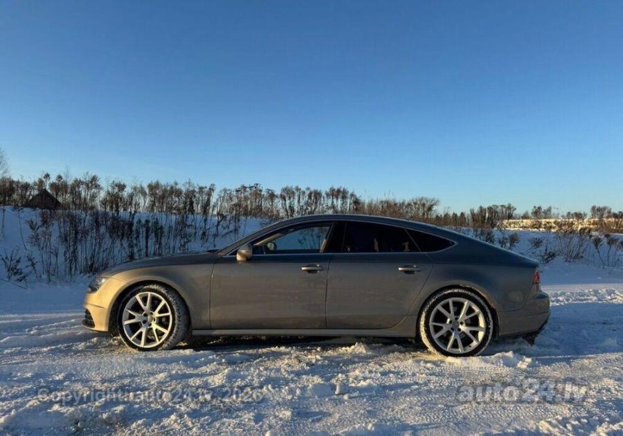 Beige Audi A7 Sportback 2015 in Tallinn, with an engine capacity of 3.00 L and mileage of 180 thousand km for 24490 €, photo 9 on AUTOMOTO.COM.LV