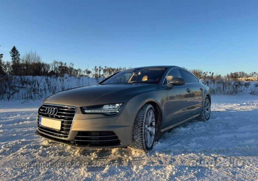 Beige Audi A7 Sportback 2015 in Tallinn, with an engine capacity of 3.00 L and mileage of 180 thousand km for 24490 €, photo 12 on AUTOMOTO.COM.LV