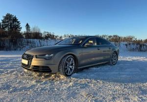 Beige Audi A7 Sportback 2015 in Tallinn, with an engine capacity of 3.00 L and mileage of 180 thousand km for 24490 €, photo 13 on AUTOMOTO.COM.LV