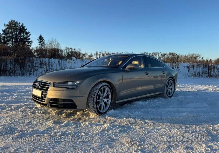 Beige Audi A7 Sportback 2015 in Tallinn, with an engine capacity of 3.00 L and mileage of 180 thousand km for 24490 €, photo 13 on AUTOMOTO.COM.LV