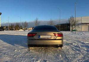 Beige Audi A7 Sportback 2015 in Tallinn, with an engine capacity of 3.00 L and mileage of 180 thousand km for 24490 €, photo 14 on AUTOMOTO.COM.LV
