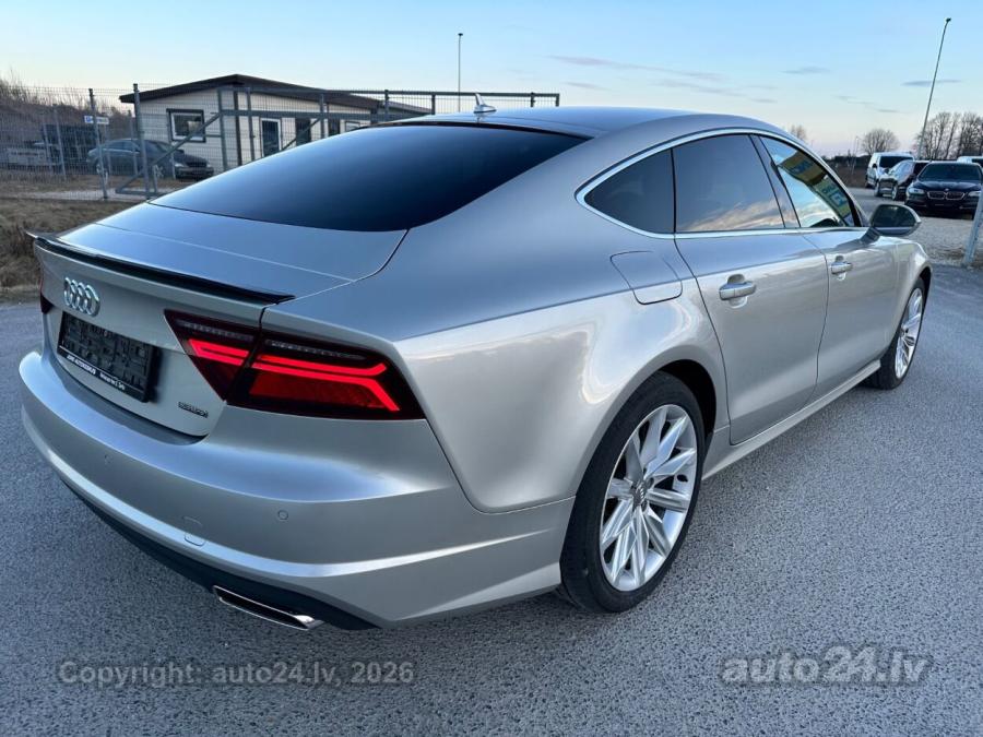 Beige Audi A7 Sportback 2015 in Tartu, with an engine capacity of 3.00 L and mileage of 167 thousand km for 22490 €, photo 2 on AUTOMOTO.COM.LV