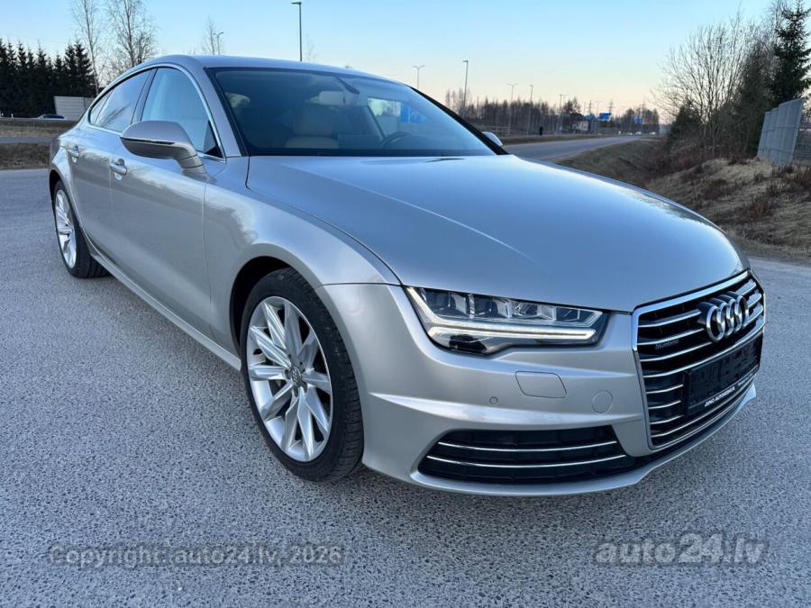 Beige Audi A7 Sportback 2015 in Tartu, with an engine capacity of 3.00 L and mileage of 167 thousand km for 22490 €, photo 3 on AUTOMOTO.COM.LV