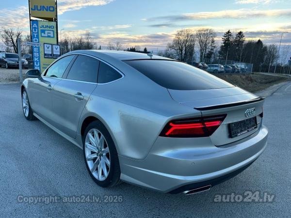 Beige Audi A7 Sportback 2015 in Tartu, with an engine capacity of 3.00 L and mileage of 167 thousand km for 22490 €, photo 4 on AUTOMOTO.COM.LV