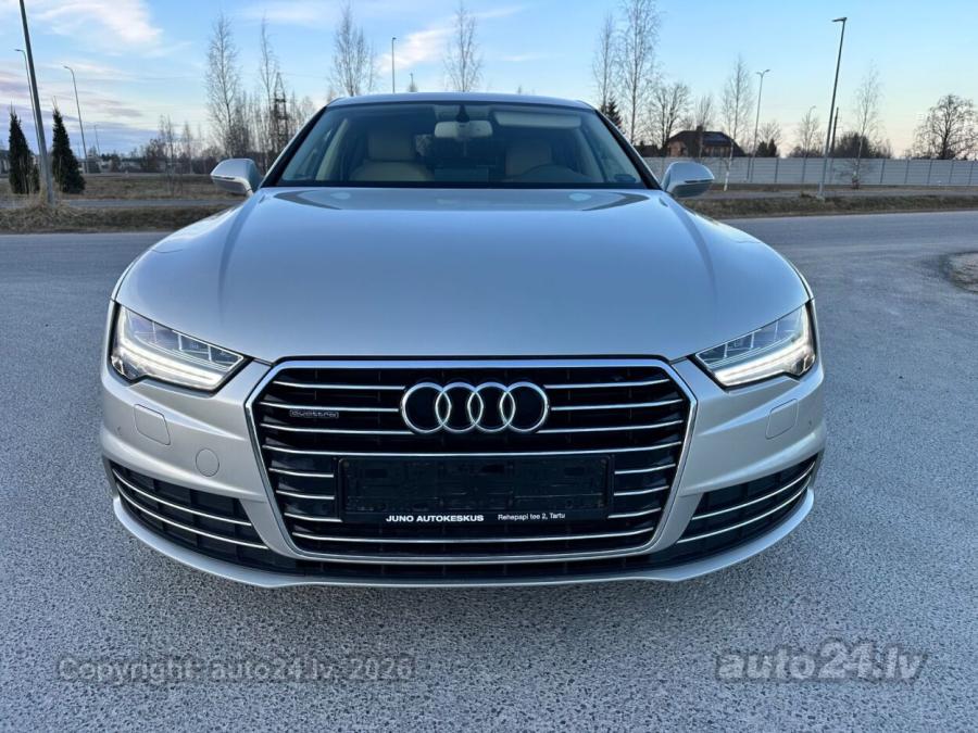 Beige Audi A7 Sportback 2015 in Tartu, with an engine capacity of 3.00 L and mileage of 167 thousand km for 22490 €, photo 5 on AUTOMOTO.COM.LV