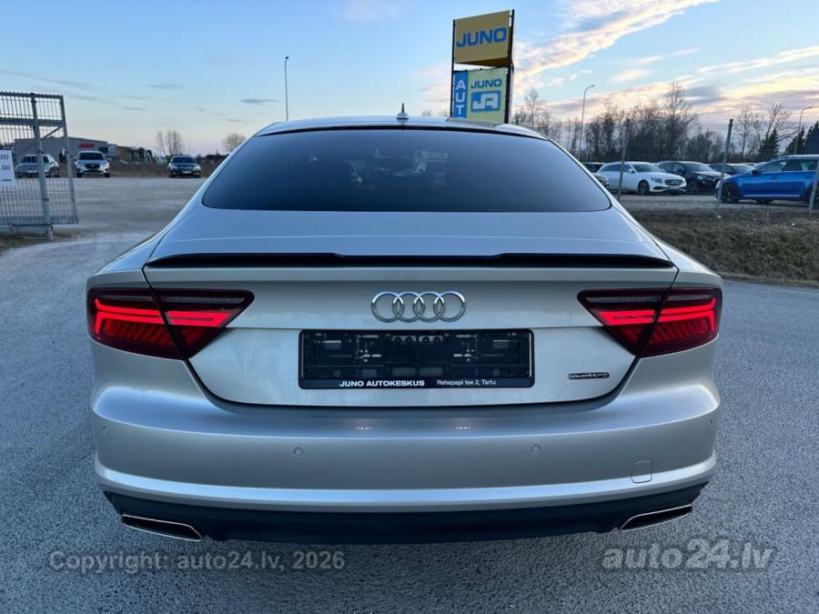 Beige Audi A7 Sportback 2015 in Tartu, with an engine capacity of 3.00 L and mileage of 167 thousand km for 22490 €, photo 6 on AUTOMOTO.COM.LV