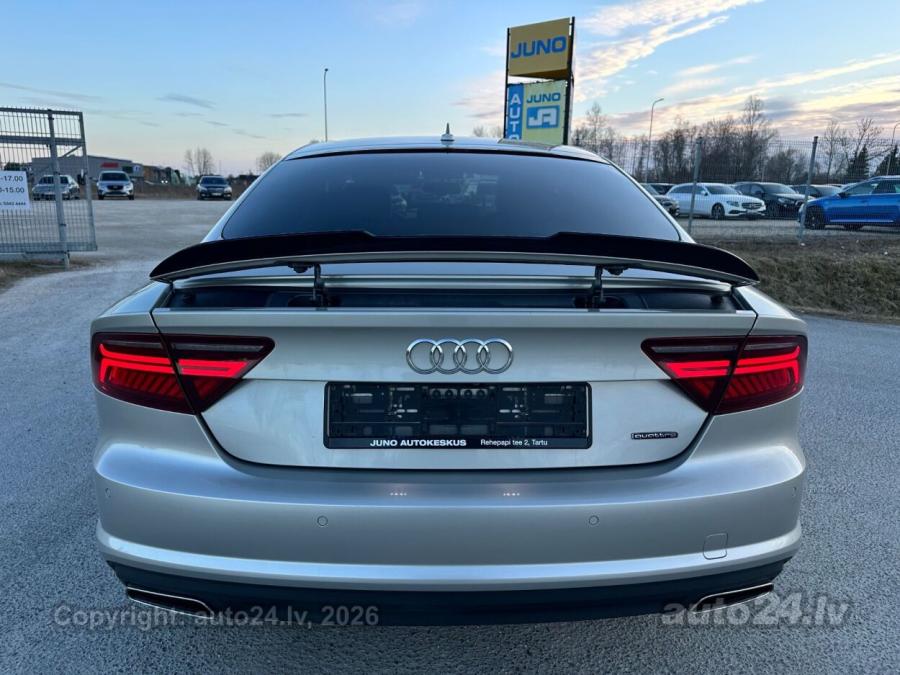 Beige Audi A7 Sportback 2015 in Tartu, with an engine capacity of 3.00 L and mileage of 167 thousand km for 22490 €, photo 9 on AUTOMOTO.COM.LV