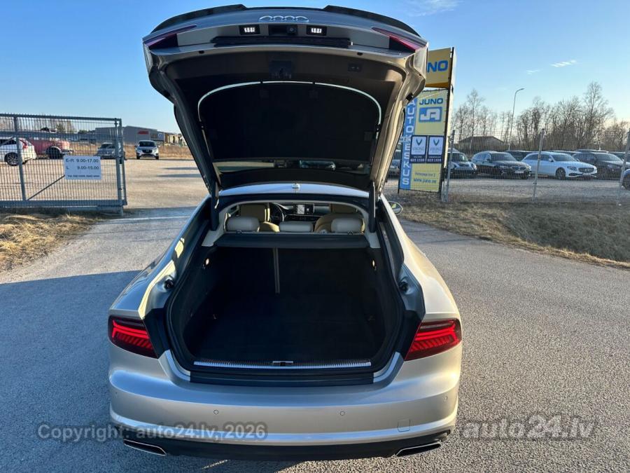 Beige Audi A7 Sportback 2015 in Tartu, with an engine capacity of 3.00 L and mileage of 167 thousand km for 22490 €, photo 11 on AUTOMOTO.COM.LV