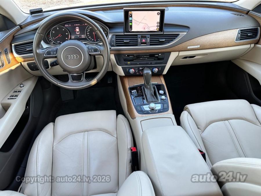 Beige Audi A7 Sportback 2015 in Tartu, with an engine capacity of 3.00 L and mileage of 167 thousand km for 22490 €, photo 12 on AUTOMOTO.COM.LV