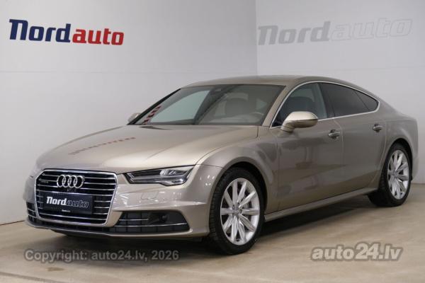 Beige Audi A7 Sportback 2016 in Tallinn, with an engine capacity of 3.00 L and mileage of 182 thousand km for 18900 €, photo 1 on AUTOMOTO.COM.LV