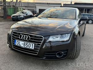 Black Audi A7 Sportback 2011 in Riga, with an engine capacity of 3.00 L and mileage of 0 thousand km for 9550 €, photo  on AUTOMOTO.COM.LV
