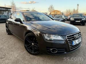 Black Audi A7 Sportback 2011 in Riga, with an engine capacity of 3.00 L and mileage of 0 thousand km for 9550 €, photo 3 on AUTOMOTO.COM.LV