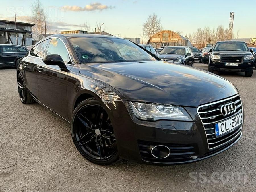 Black Audi A7 Sportback 2011 in Riga, with an engine capacity of 3.00 L and mileage of 0 thousand km for 9550 €, photo 3 on AUTOMOTO.COM.LV