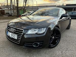Black Audi A7 Sportback 2011 in Riga, with an engine capacity of 3.00 L and mileage of 0 thousand km for 9550 €, photo 5 on AUTOMOTO.COM.LV