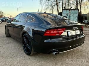 Black Audi A7 Sportback 2011 in Riga, with an engine capacity of 3.00 L and mileage of 0 thousand km for 9550 €, photo 6 on AUTOMOTO.COM.LV