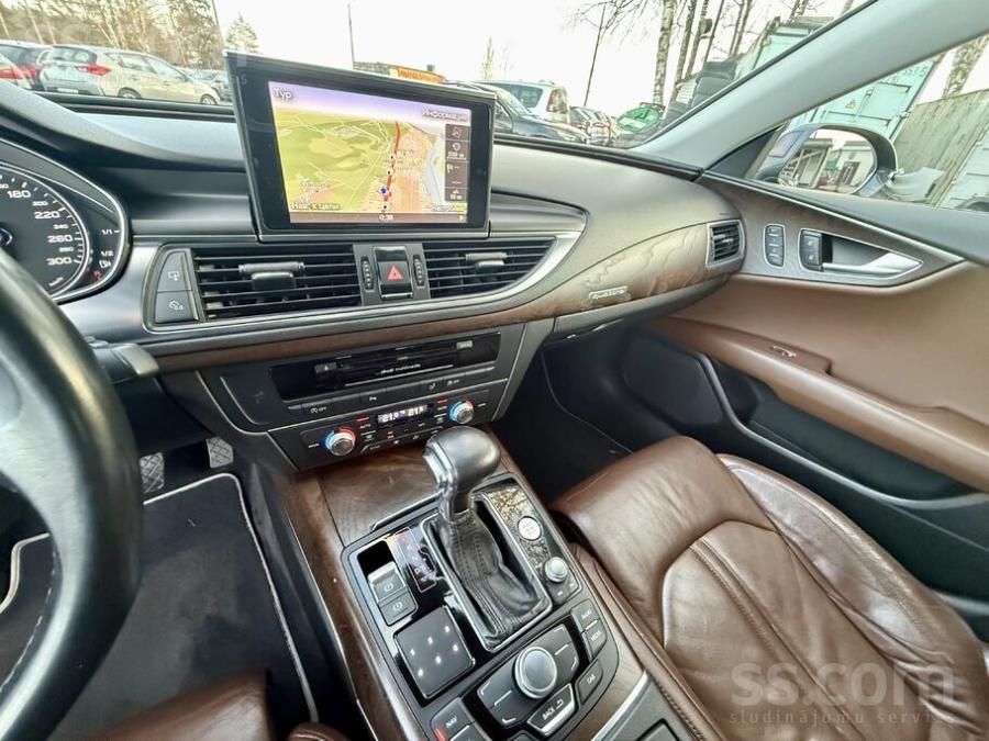 Black Audi A7 Sportback 2011 in Riga, with an engine capacity of 3.00 L and mileage of 0 thousand km for 9550 €, photo 16 on AUTOMOTO.COM.LV