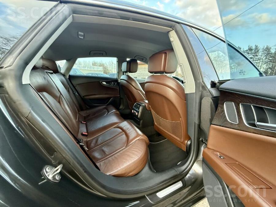 Black Audi A7 Sportback 2011 in Riga, with an engine capacity of 3.00 L and mileage of 0 thousand km for 9550 €, photo 22 on AUTOMOTO.COM.LV