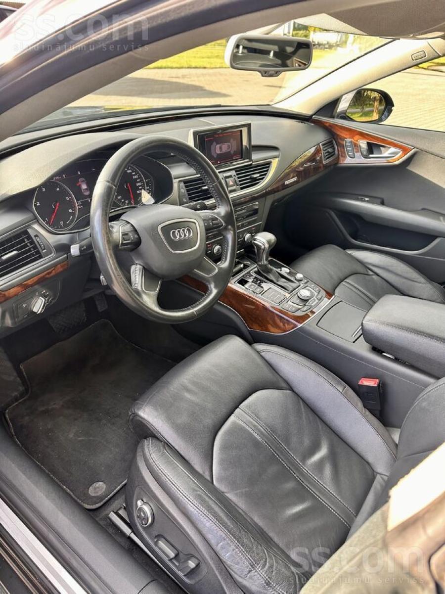 Melns Audi A7 Sportback 2011 Jelgava, ar dzinēja tilpumu 3.00 L un nobraukumu 382 tūkst. km par 8500 €, foto 7 vietnē AUTOMOTO.COM.LV