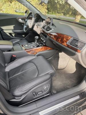 Melns Audi A7 Sportback 2011 Jelgava, ar dzinēja tilpumu 3.00 L un nobraukumu 382 tūkst. km par 8500 €, foto 8 vietnē AUTOMOTO.COM.LV