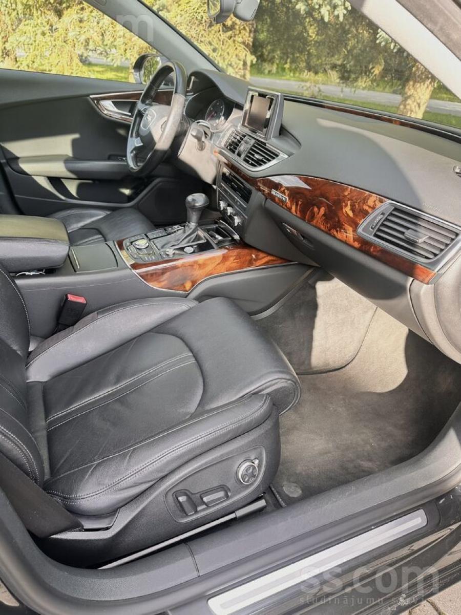 Melns Audi A7 Sportback 2011 Jelgava, ar dzinēja tilpumu 3.00 L un nobraukumu 382 tūkst. km par 8500 €, foto 8 vietnē AUTOMOTO.COM.LV