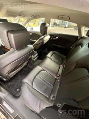 Melns Audi A7 Sportback 2011 Jelgava, ar dzinēja tilpumu 3.00 L un nobraukumu 382 tūkst. km par 8500 €, foto 10 vietnē AUTOMOTO.COM.LV