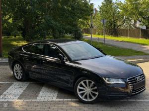 Black Audi A7 Sportback 2011 in Prienai, with an engine capacity of 3.00 L and mileage of 315 thousand km for 13350 €, photo 3 on AUTOMOTO.COM.LV