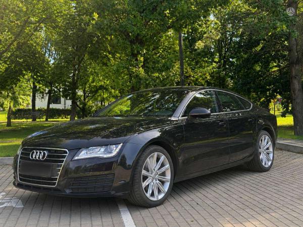 Melns Audi A7 Sportback 2011 Prienai, ar dzinēja tilpumu 3.00 L un nobraukumu 315 tūkst. km par 13350 €, foto 4 vietnē AUTOMOTO.COM.LV
