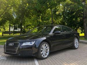 Black Audi A7 Sportback 2011 in Prienai, with an engine capacity of 3.00 L and mileage of 315 thousand km for 13350 €, photo 4 on AUTOMOTO.COM.LV
