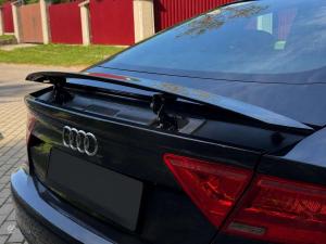 Black Audi A7 Sportback 2011 in Prienai, with an engine capacity of 3.00 L and mileage of 315 thousand km for 13350 €, photo 9 on AUTOMOTO.COM.LV