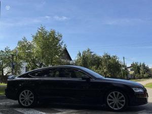 Black Audi A7 Sportback 2011 in Prienai, with an engine capacity of 3.00 L and mileage of 315 thousand km for 13350 €, photo 12 on AUTOMOTO.COM.LV