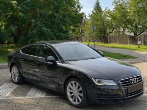 Black Audi A7 Sportback 2011 in Prienai, with an engine capacity of 3.00 L and mileage of 315 thousand km for 13350 €, photo 13 on AUTOMOTO.COM.LV