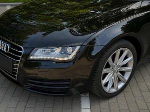 Black Audi A7 Sportback 2011 in Prienai, with an engine capacity of 3.00 L and mileage of 315 thousand km for 13350 €, photo 15 on AUTOMOTO.COM.LV