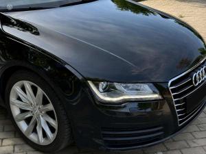 Black Audi A7 Sportback 2011 in Prienai, with an engine capacity of 3.00 L and mileage of 315 thousand km for 13350 €, photo 16 on AUTOMOTO.COM.LV