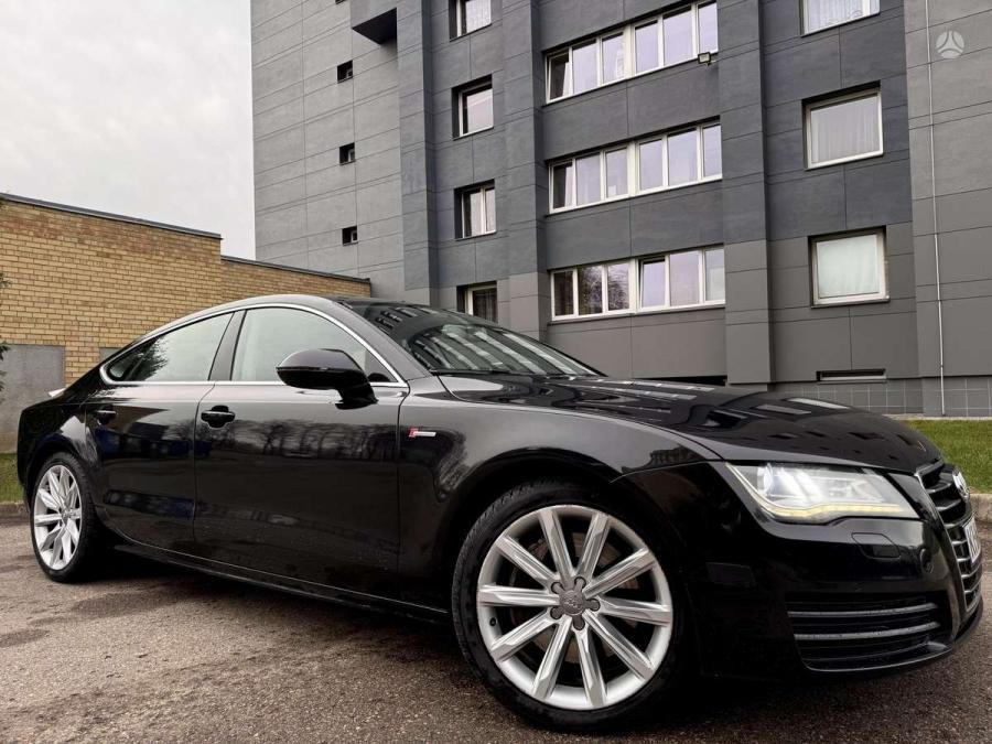 Melns Audi A7 Sportback 2012 Kauņa, ar dzinēja tilpumu 3.00 L un nobraukumu 272 tūkst. km par 8500 €, foto 11 vietnē AUTOMOTO.COM.LV
