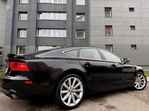Melns Audi A7 Sportback 2012 Kauņa, ar dzinēja tilpumu 3.00 L un nobraukumu 272 tūkst. km par 8500 €, foto 13 vietnē AUTOMOTO.COM.LV
