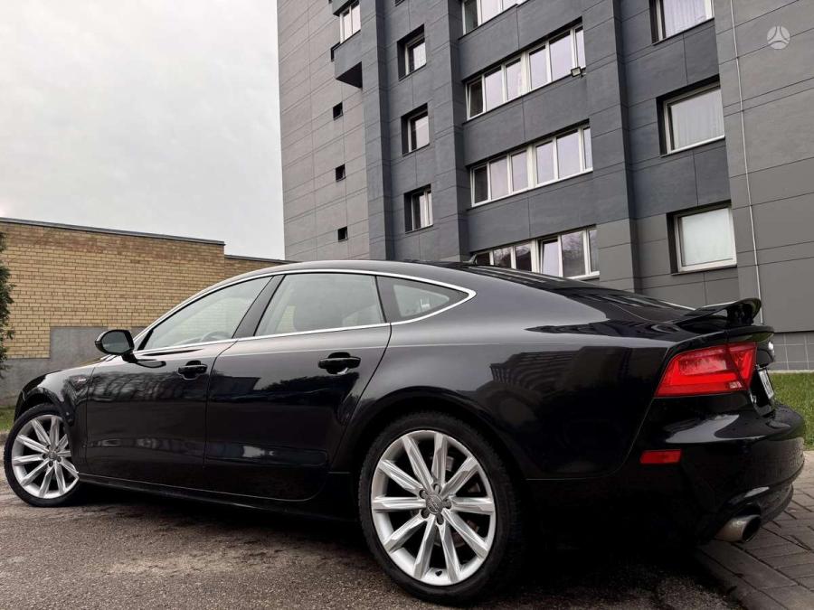 Melns Audi A7 Sportback 2012 Kauņa, ar dzinēja tilpumu 3.00 L un nobraukumu 272 tūkst. km par 8500 €, foto 14 vietnē AUTOMOTO.COM.LV