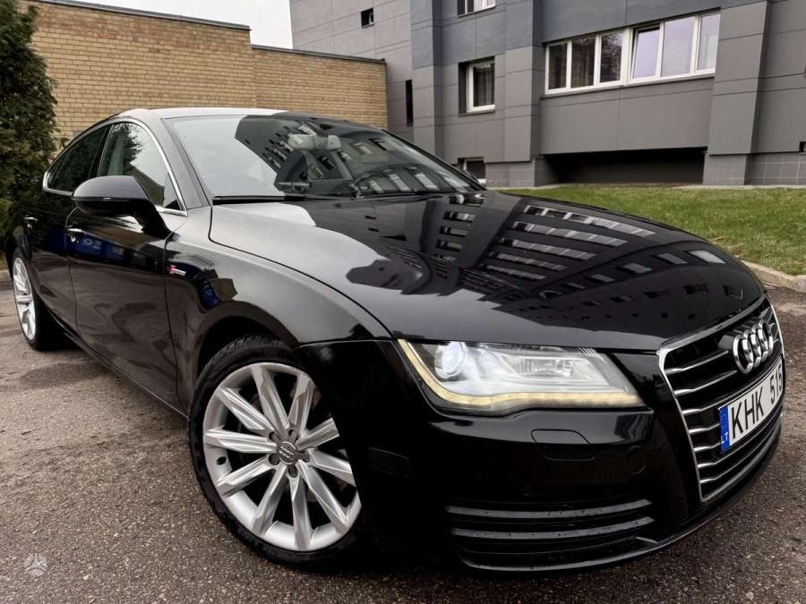 Melns Audi A7 Sportback 2012 Kauņa, ar dzinēja tilpumu 3.00 L un nobraukumu 272 tūkst. km par 8500 €, foto 17 vietnē AUTOMOTO.COM.LV