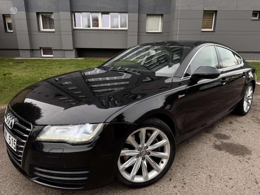 Melns Audi A7 Sportback 2012 Kauņa, ar dzinēja tilpumu 3.00 L un nobraukumu 272 tūkst. km par 8500 €, foto 18 vietnē AUTOMOTO.COM.LV