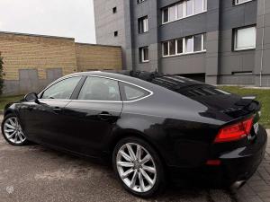 Melns Audi A7 Sportback 2012 Kauņa, ar dzinēja tilpumu 3.00 L un nobraukumu 272 tūkst. km par 8500 €, foto 20 vietnē AUTOMOTO.COM.LV