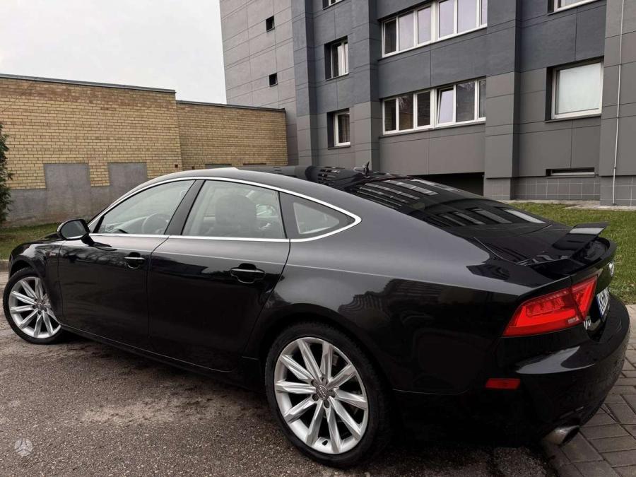 Melns Audi A7 Sportback 2012 Kauņa, ar dzinēja tilpumu 3.00 L un nobraukumu 272 tūkst. km par 8500 €, foto 20 vietnē AUTOMOTO.COM.LV