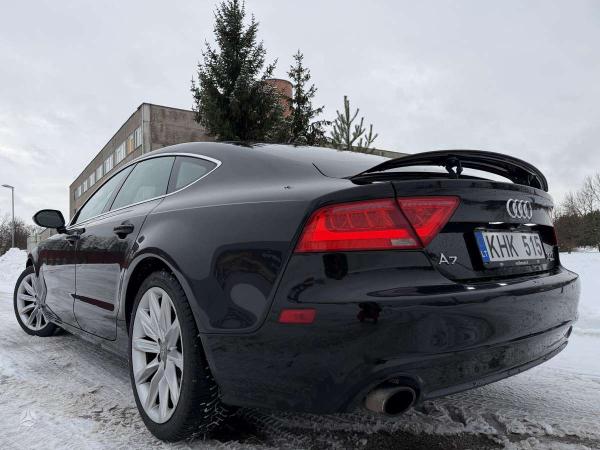 Melns Audi A7 Sportback 2012 Kauņa, ar dzinēja tilpumu 3.00 L un nobraukumu 272 tūkst. km par 8750 €, foto 3 vietnē AUTOMOTO.COM.LV