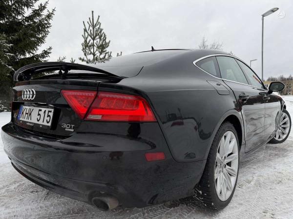 Melns Audi A7 Sportback 2012 Kauņa, ar dzinēja tilpumu 3.00 L un nobraukumu 272 tūkst. km par 8750 €, foto 4 vietnē AUTOMOTO.COM.LV