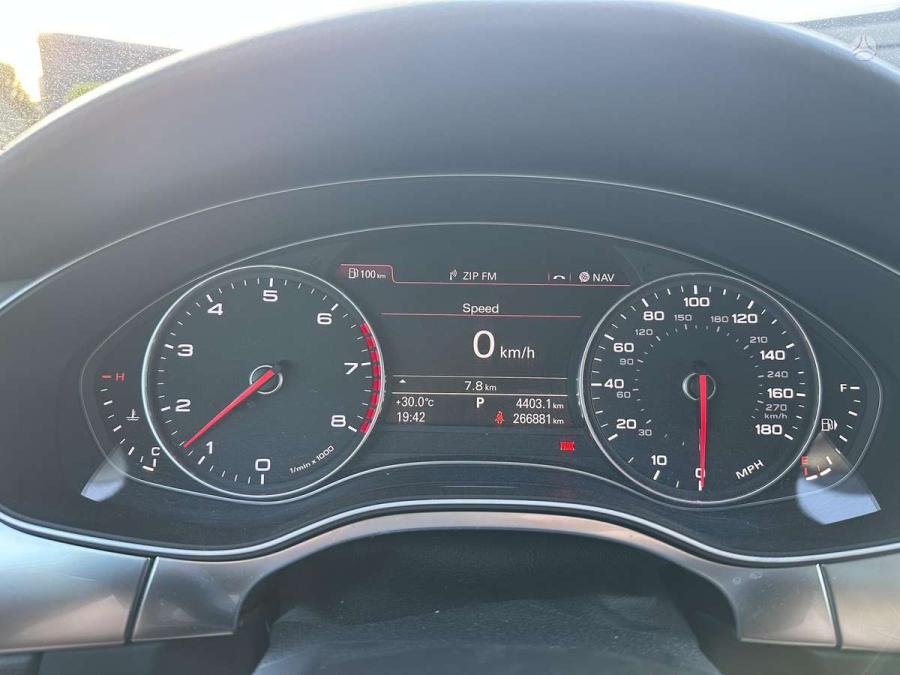 Melns Audi A7 Sportback 2012 Kauņa, ar dzinēja tilpumu 3.00 L un nobraukumu 267 tūkst. km par 13200 €, foto 17 vietnē AUTOMOTO.COM.LV