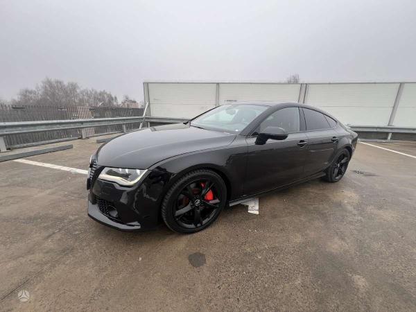 Black Audi A7 Sportback 2015 in Siauliai, with an engine capacity of 2.99 L and mileage of 166 thousand km for 14500 €, photo 5 on AUTOMOTO.COM.LV