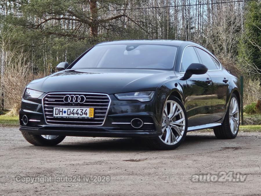 Melns Audi A7 Sportback 2015 Viljandi, ar dzinēja tilpumu 3.00 L un nobraukumu 195 tūkst. km par 18900 €, foto 1 vietnē AUTOMOTO.COM.LV